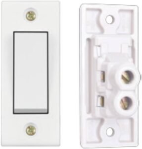 6A, 1Way Switch Urea Back piece(IP20) 100W SBL Load – Elecload India